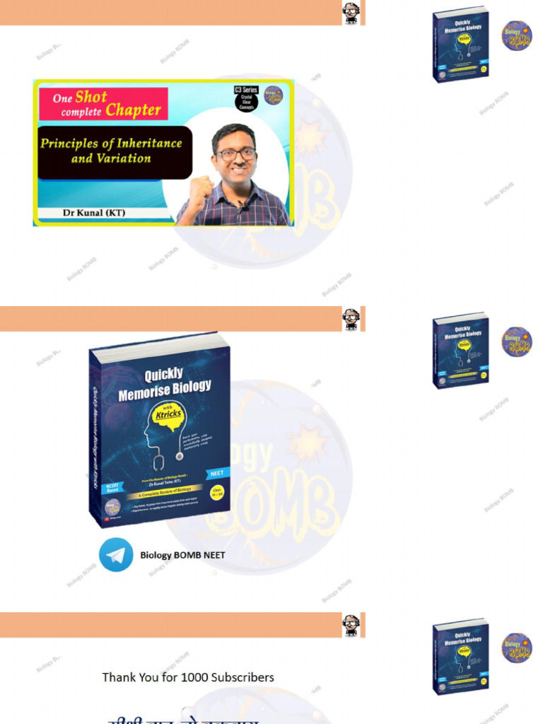 Principle of Inheritance | PDF