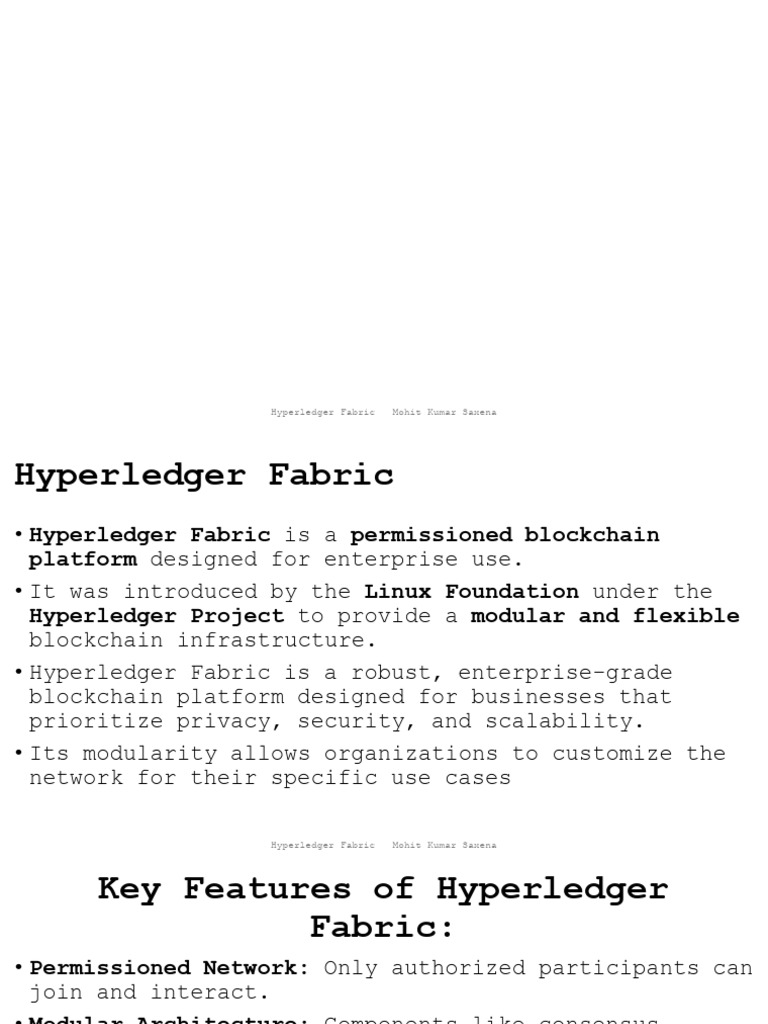 Unit 3 Part A Hyperledger Fabric | PDF | Computing | Distributed Computing