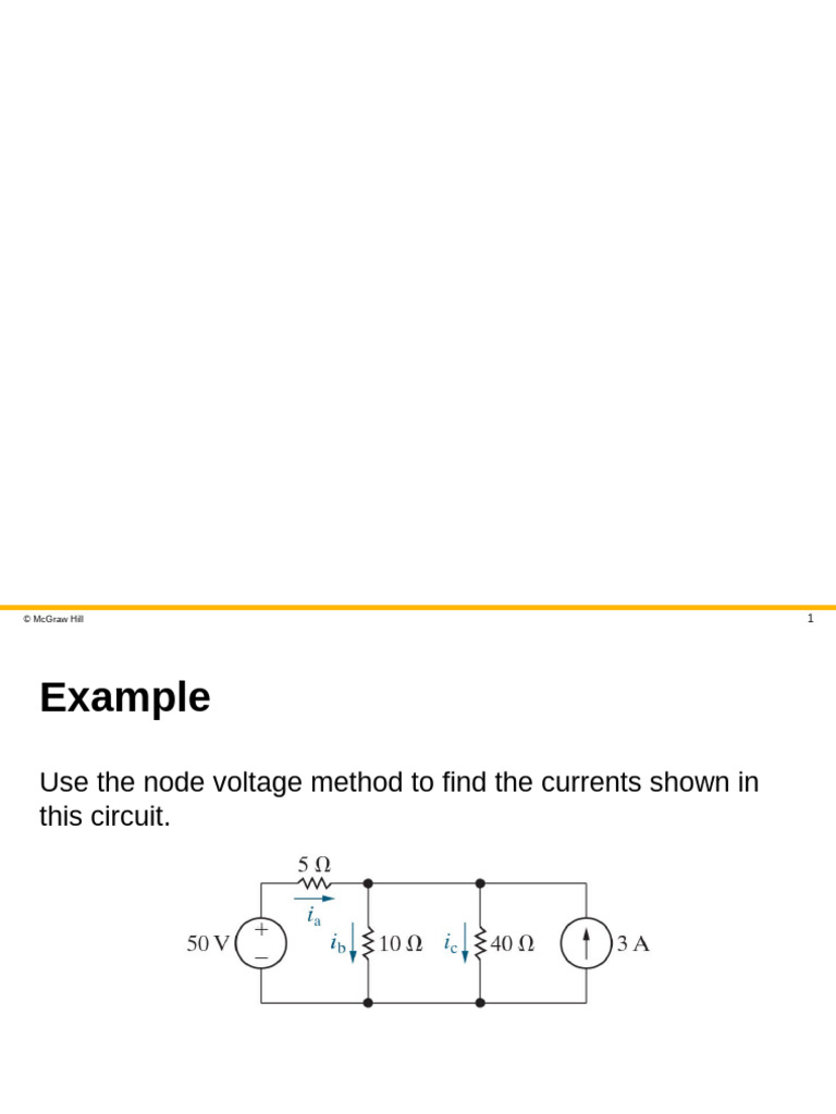 Node Voltage Method Analysis | PDF | Quantity | Electronics