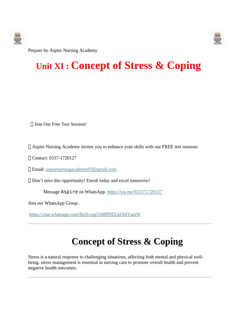 FON CH 9 Subjective Part Prepare by Aspire Nursing Academy | PDF ...