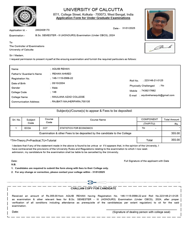 ENROLMENT_FORM_146-1115-0568-22_31-01-2025_20-45 | PDF | Government ...