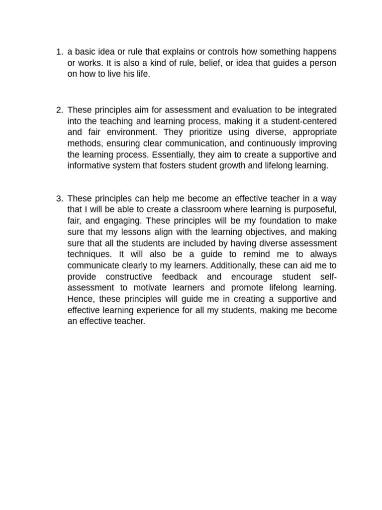 PRINCIPLES ASSIGNMENT | PDF