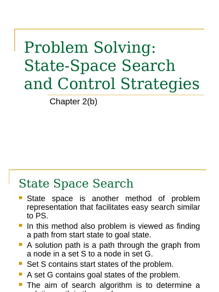 Ch 2 (b)_Problem Solving State-Space Search and Control Strategies | PDF | Applied Mathematics ...