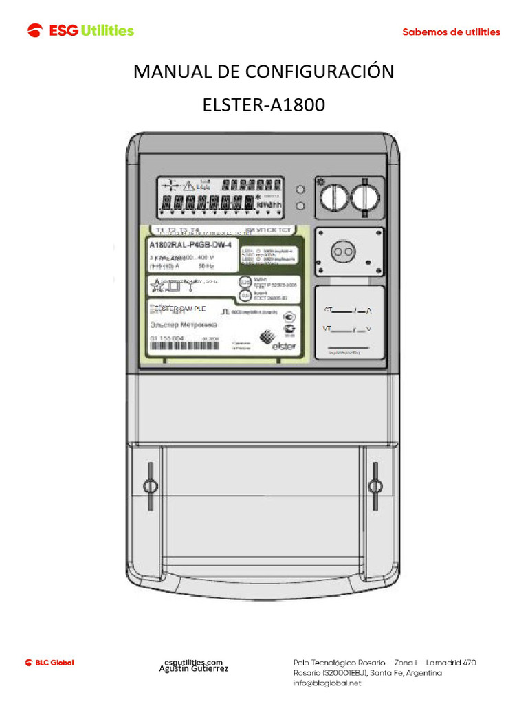 Manual de Conf - ELSTER A1800 | PDF | Contraseña | Informática