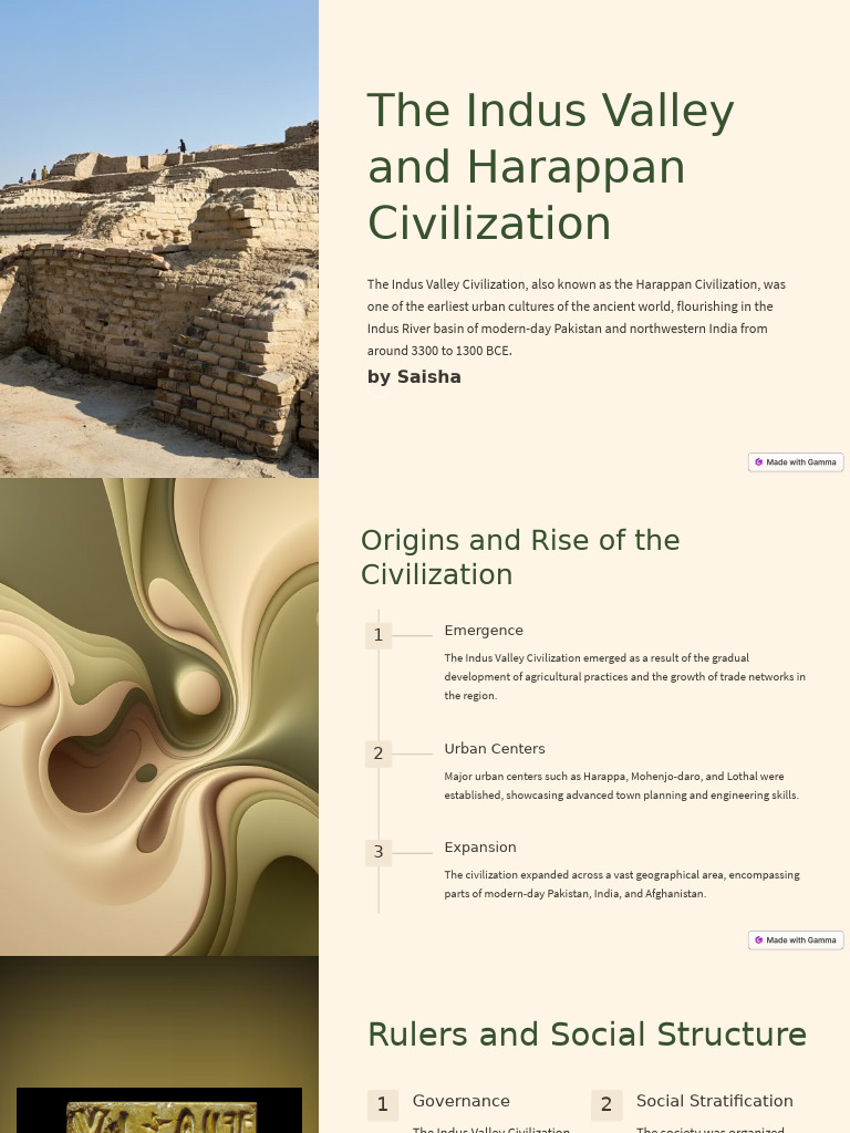 The Indus Valley and Harappan Civilization | PDF