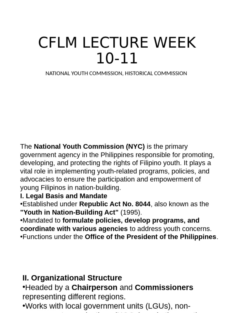 CFLM Lecture Week 10-11 | PDF