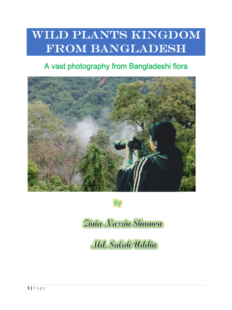 Wild Plant Kingdom From Bangladesh (PDF Bengali) | PDF | Plants | Botany