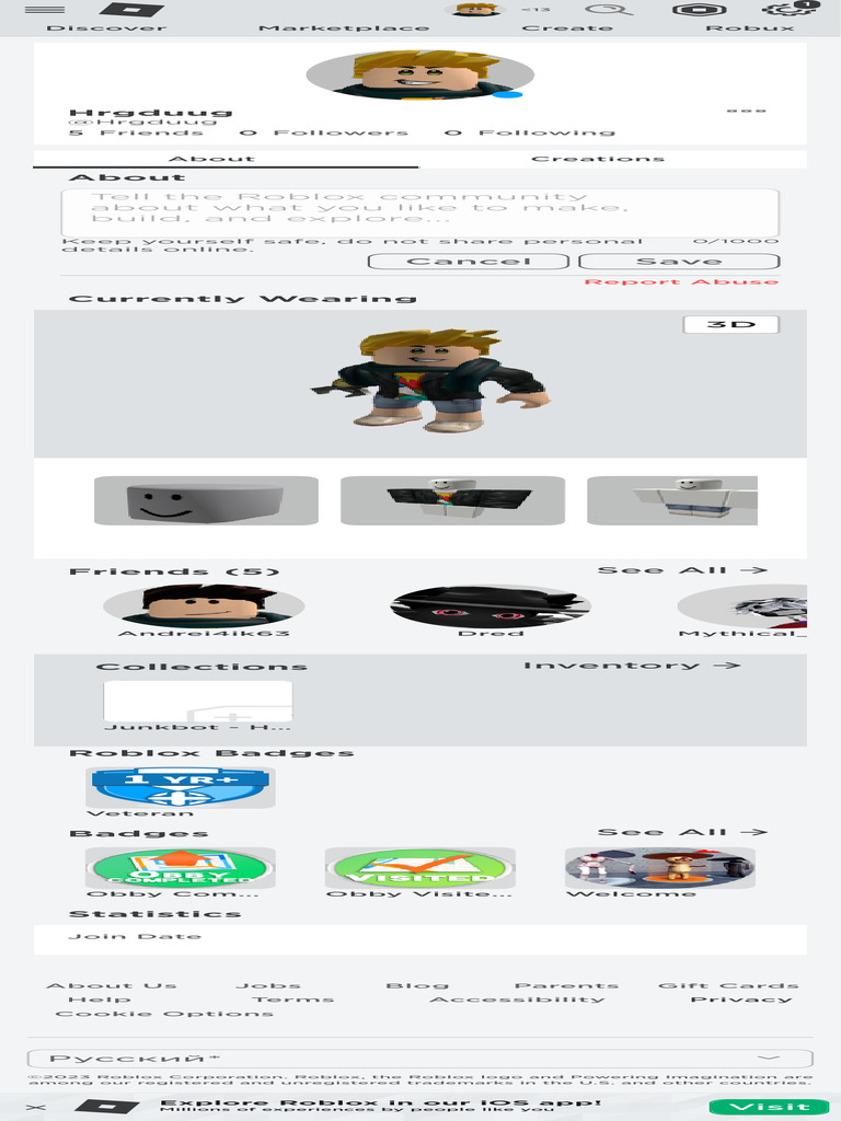 Hrgduug - Roblox | PDF