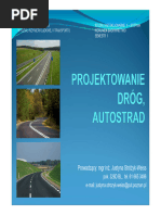 Projektowanie Dróg, Autostrad - Niweleta Drogi | PDF