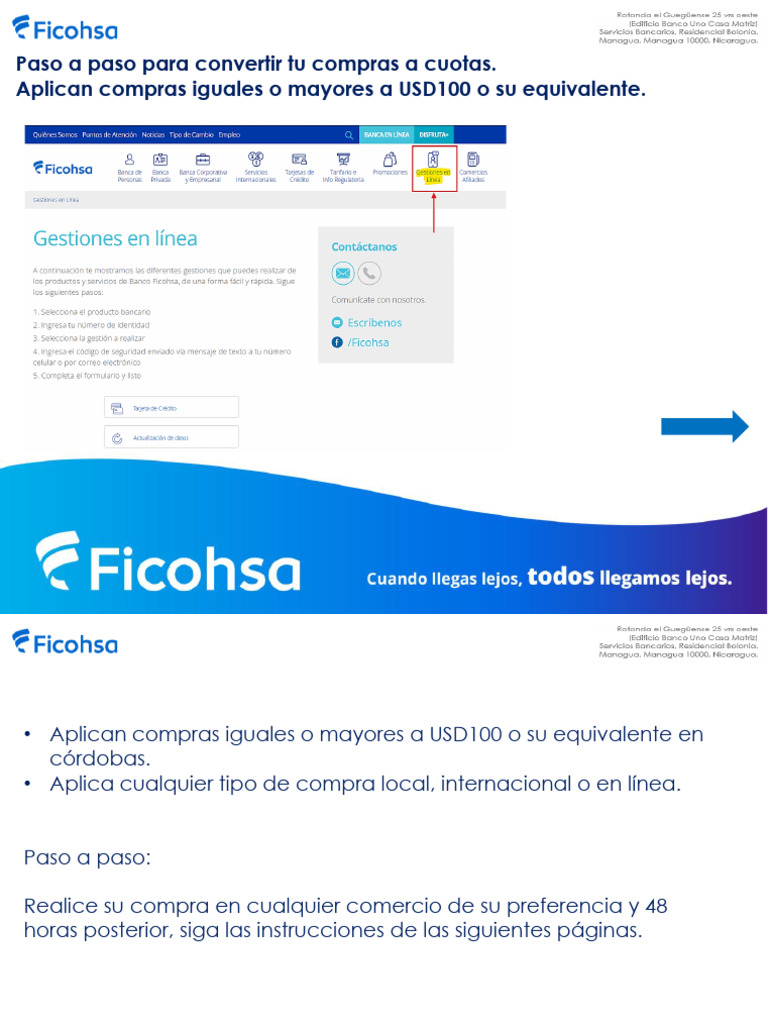 Cómo convertir compras a cuotas fácilmente | PDF