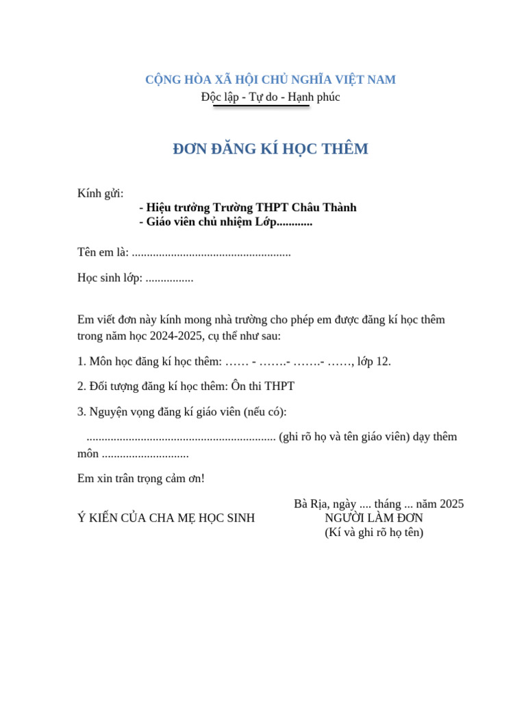Don - Dang - Ky - Hoc - Them. TT 29 | PDF