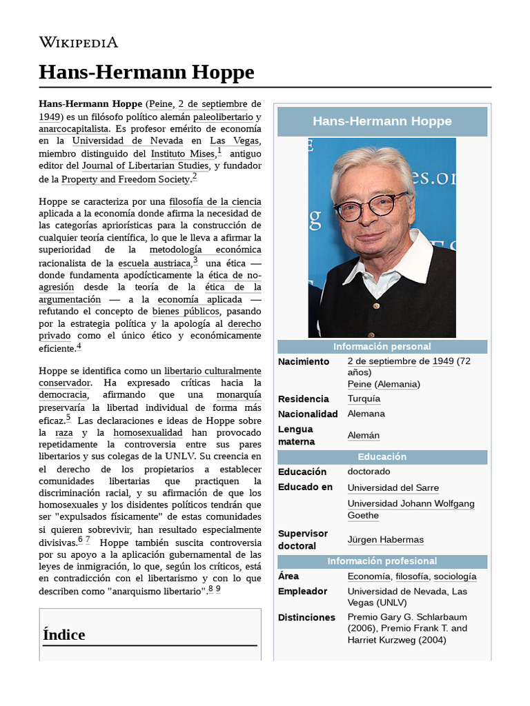Hans-Hermann Hoppe | PDF