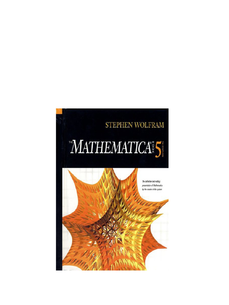 The Mathematica Book 5th Edition Stephen Wolfram download | PDF | Equations | Matrix (Mathematics)