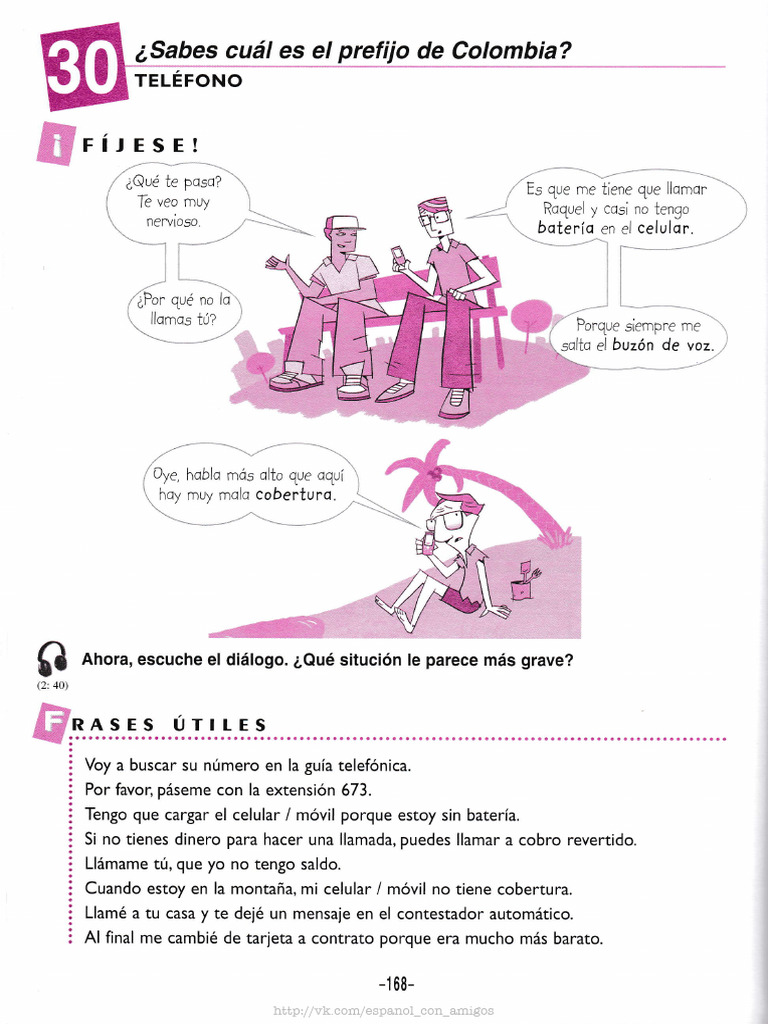 Teléfono Vocabulario B1 | PDF | Comunicación oral | Informática