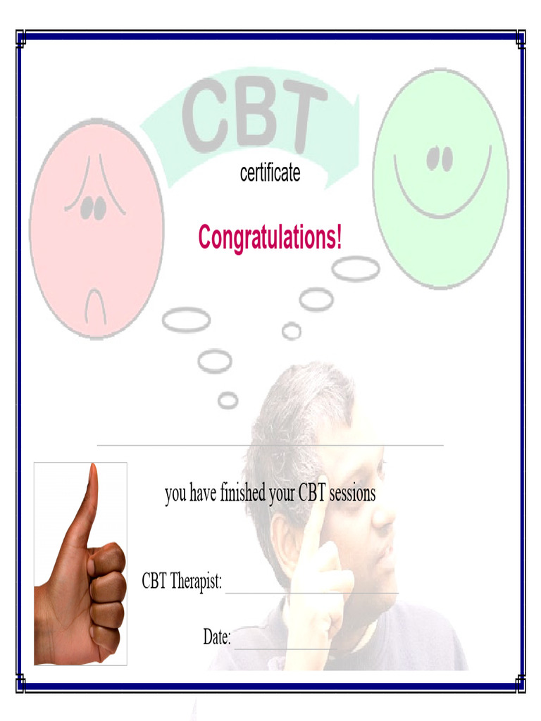 Resource 4 - CBT Certificate | PDF