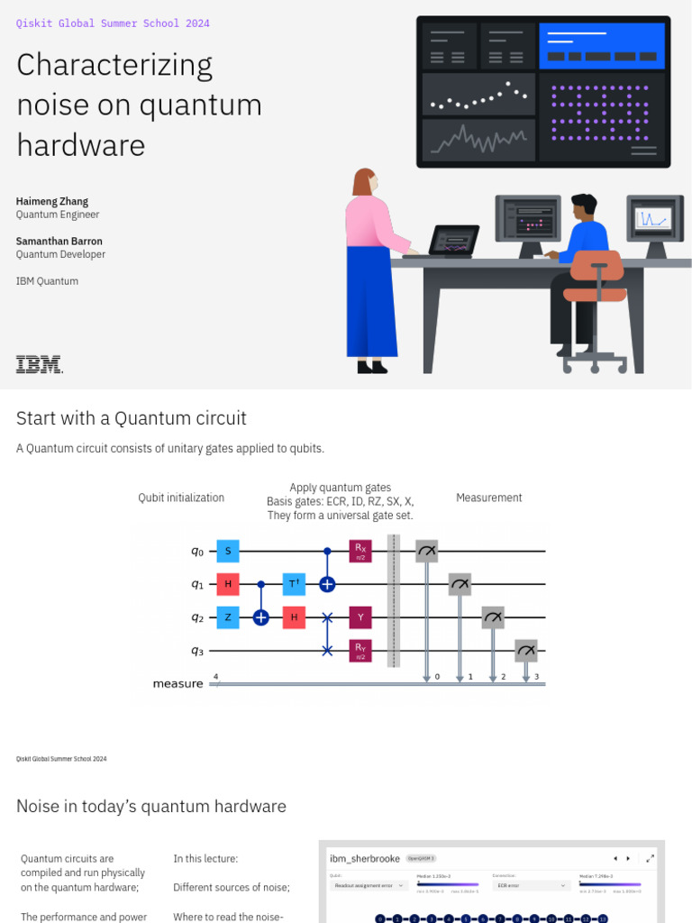 Lecture 3.1 - Hardware Noise | PDF | Quantum Computing | Theoretical Physics