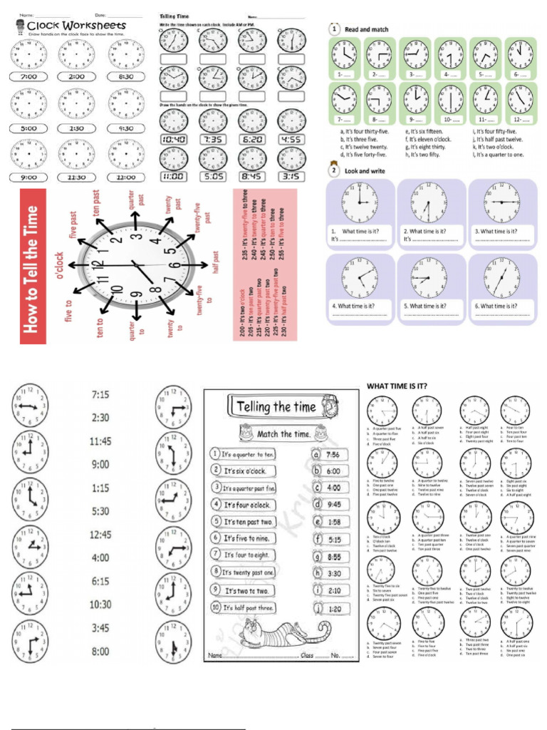Latihan Soal Topik Time | PDF