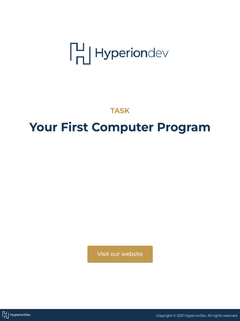 WD T02 - Your First Computer Program | PDF | Java Script | Software ... WD T02 - Your First Computer Program | PDF | Java Script | Software ...
