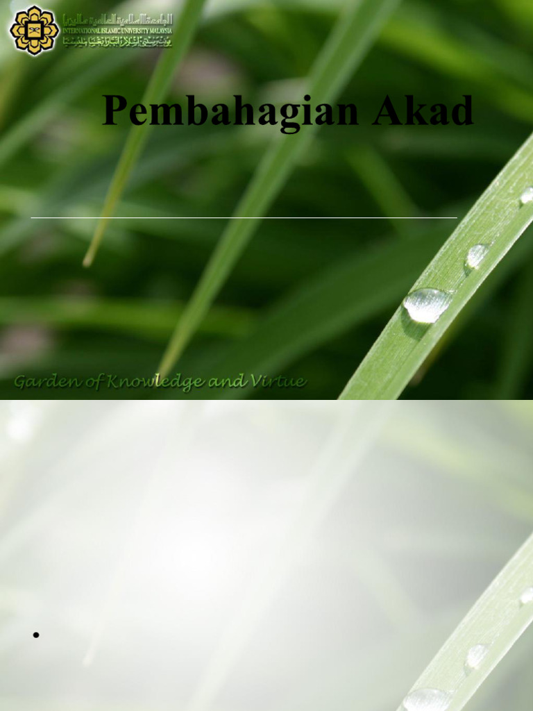 Pembahagian Akad | PDF
