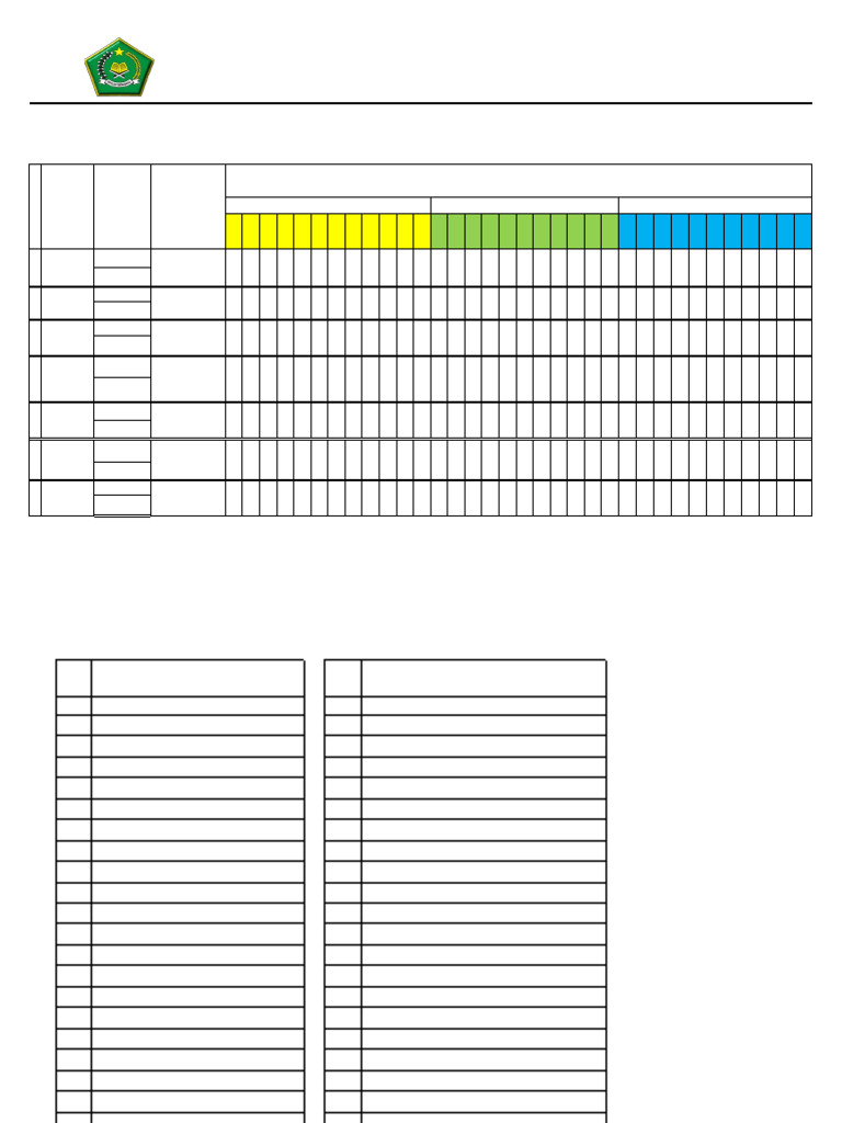 Jadwal Ujian PTS & PAS Genap (2024-2025) | PDF