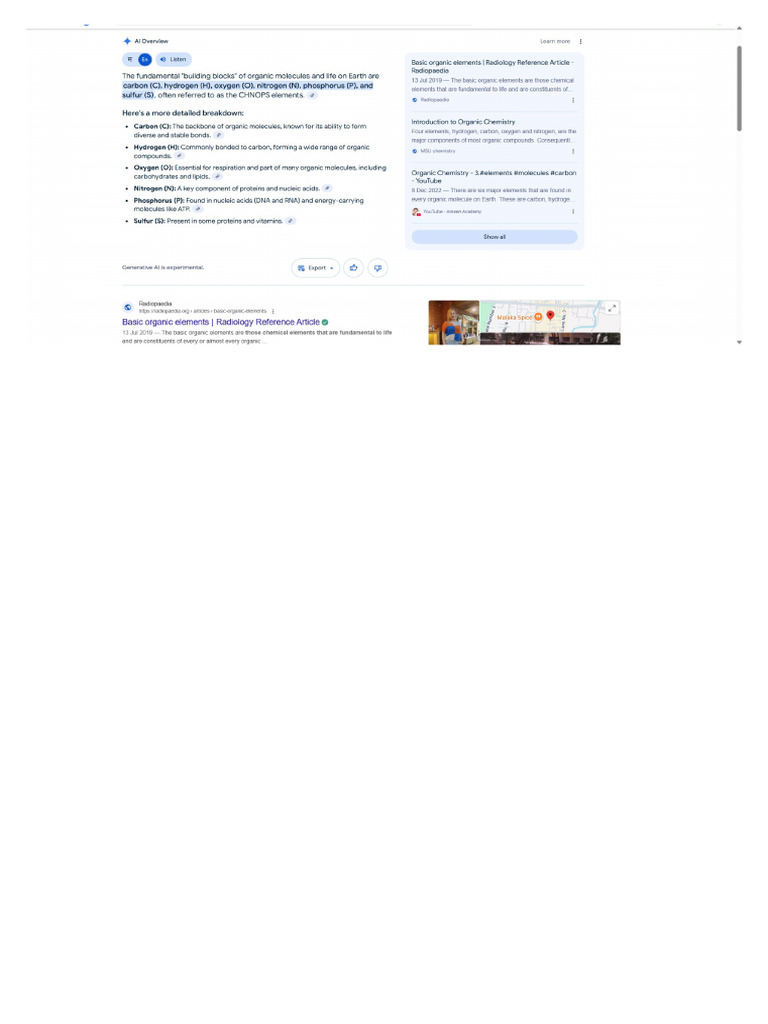 organic elements | PDF