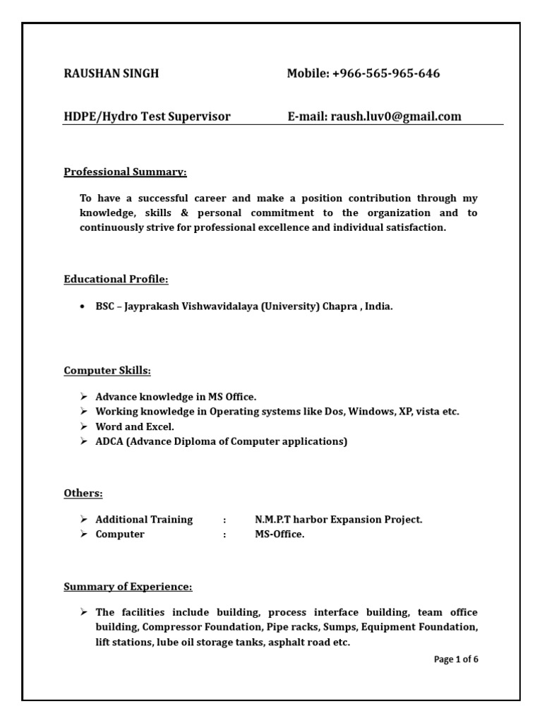 Raushan-UG PIPING :hydro | PDF