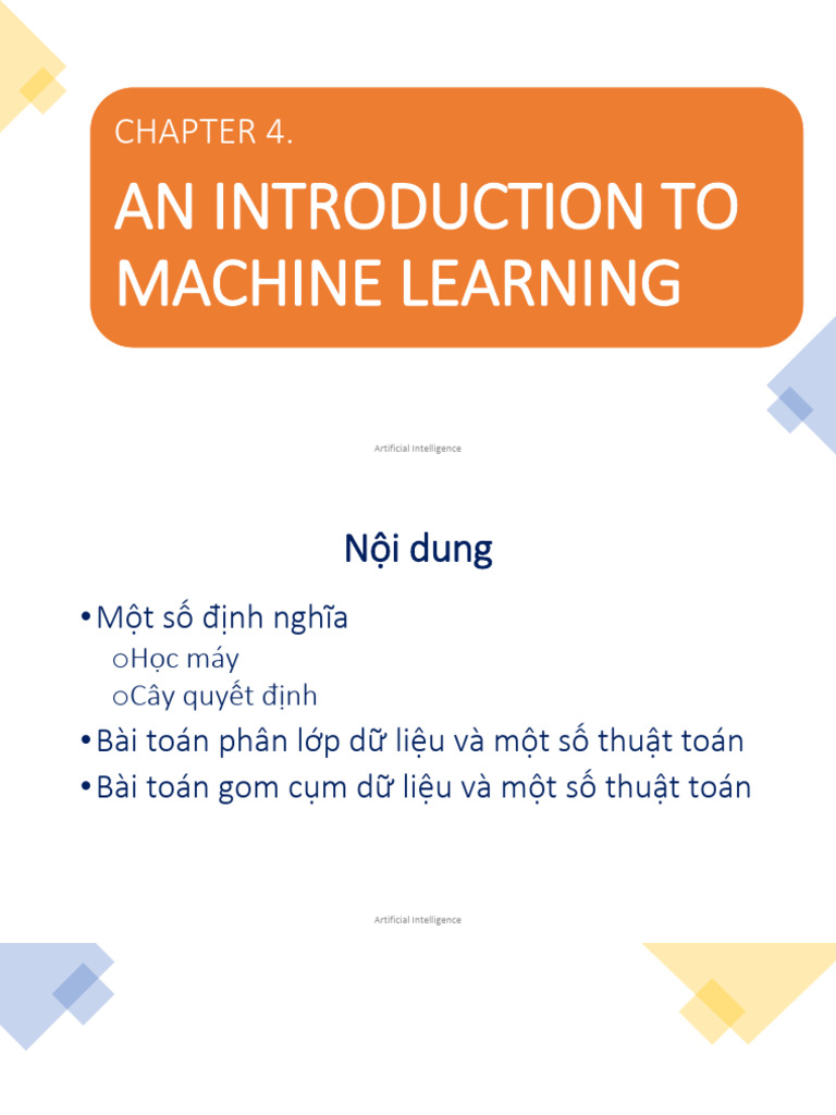 Chapter 4. Introduction To Machine Learning | PDF