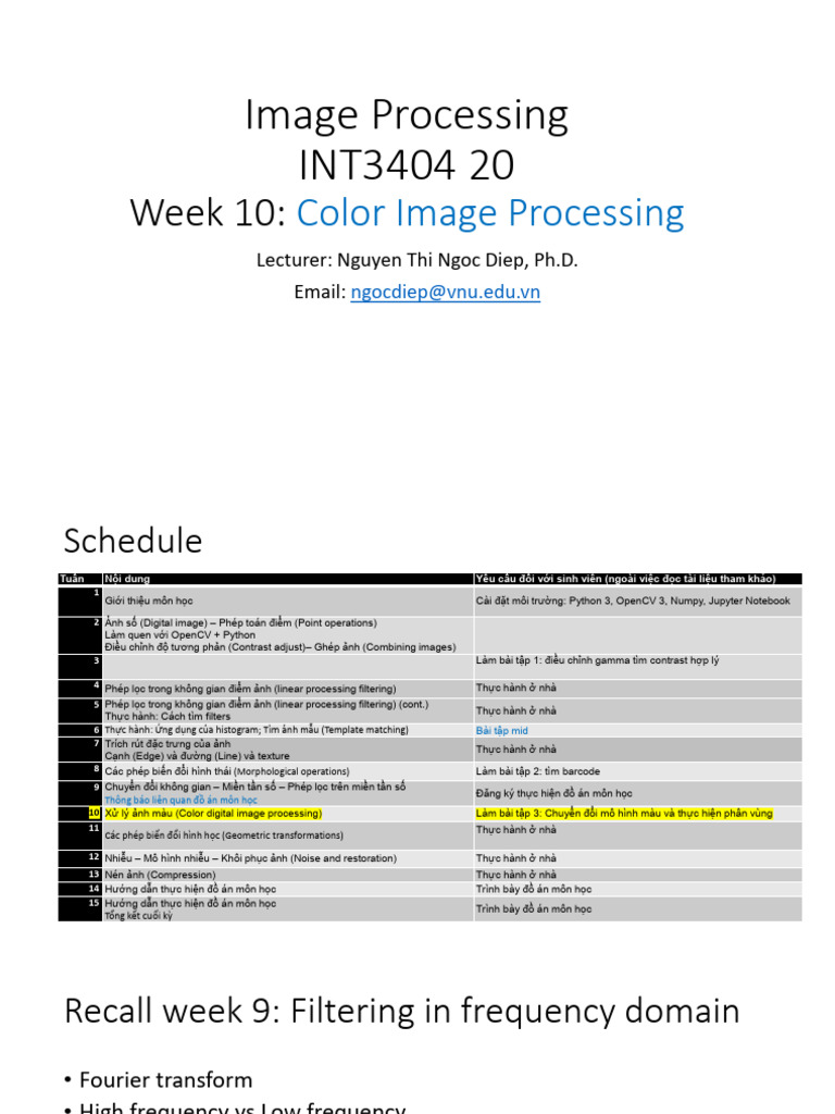 Color Image Processing | PDF | Color | Rgb Color Model