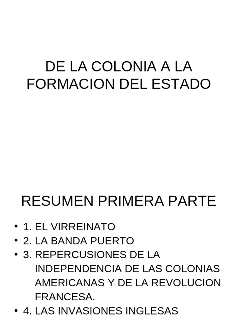 De la Colonia a la Independencia: Historia | PDF | Brasil ...