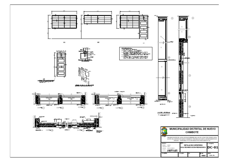 Plano de Carpinteria Detalle Puertas y Ventanas - Adicional #01 | PDF