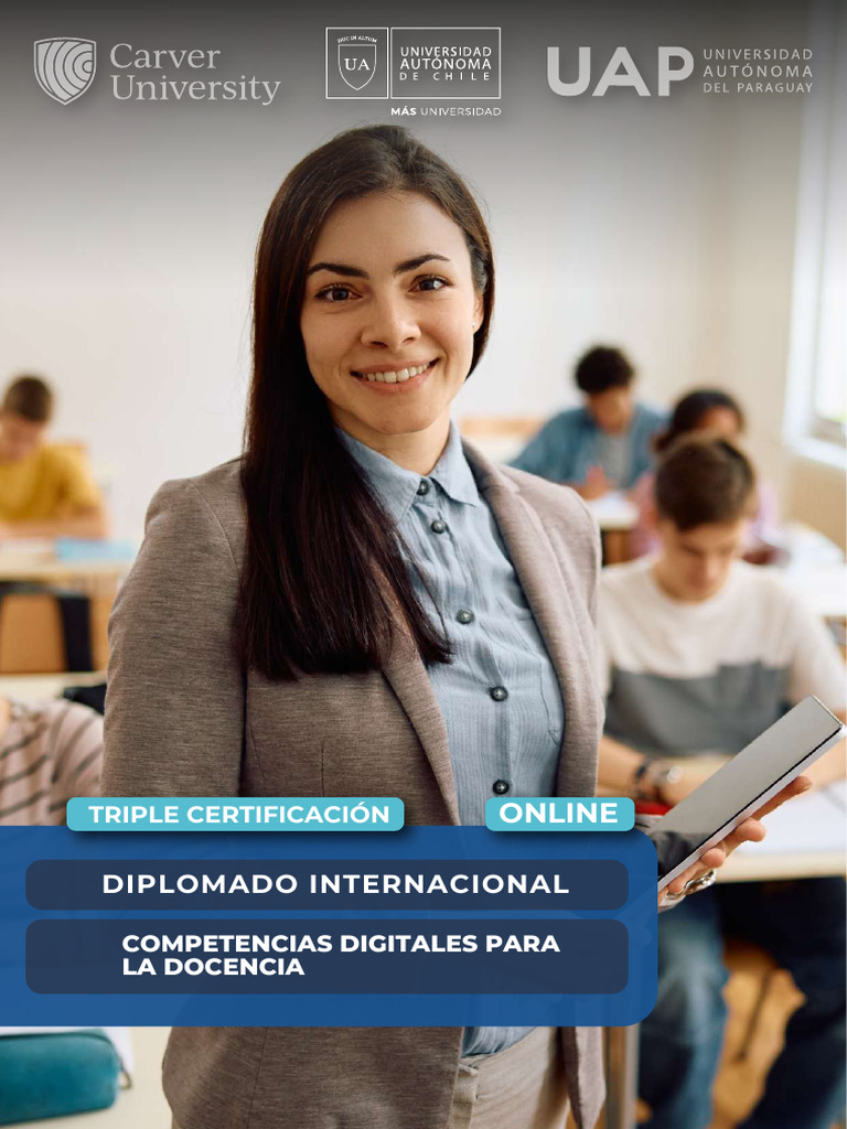Brochure Diplomado Internacional en Competencias Digitales para La Docencia | PDF | Enseñando ...