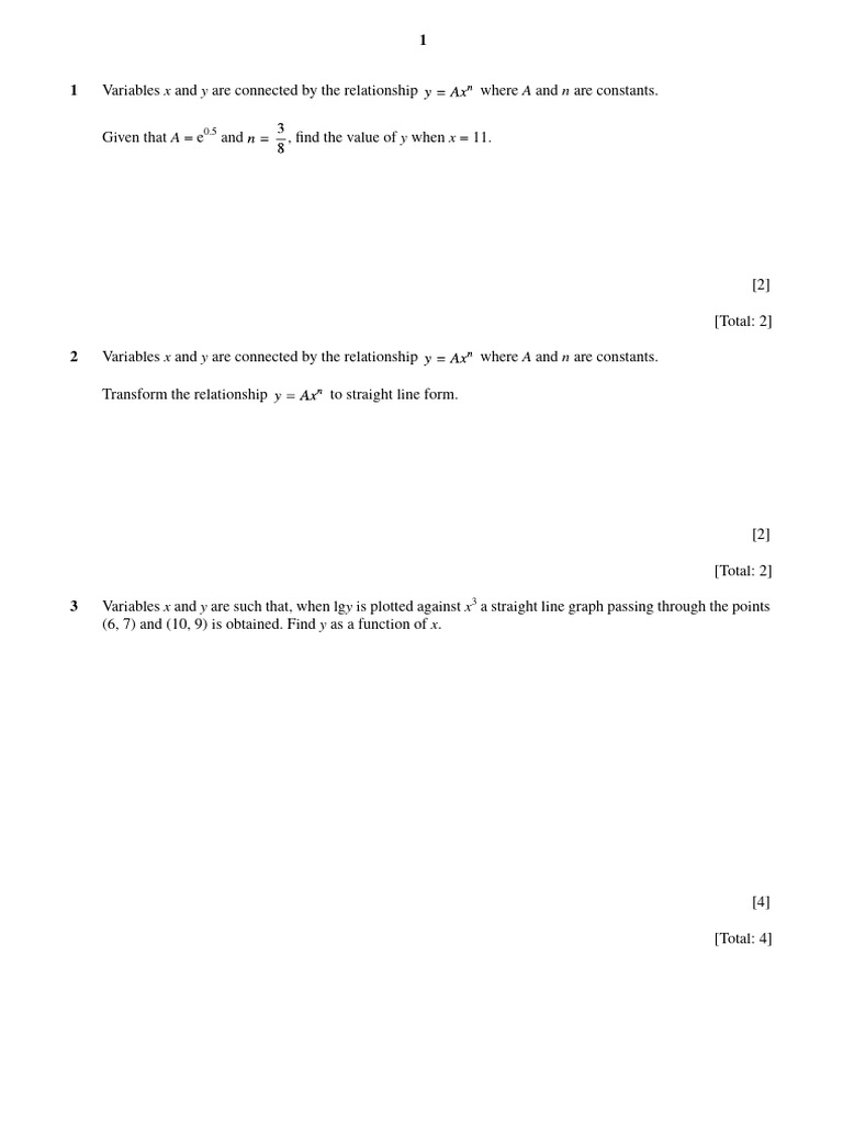 Linear Interpretation of Non-Linear Relationships | PDF | Variable ...