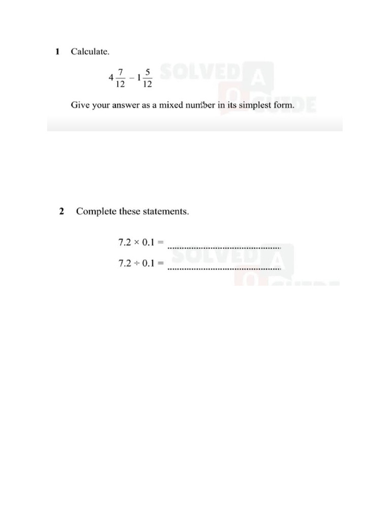 Mathematics Paper 1 | PDF