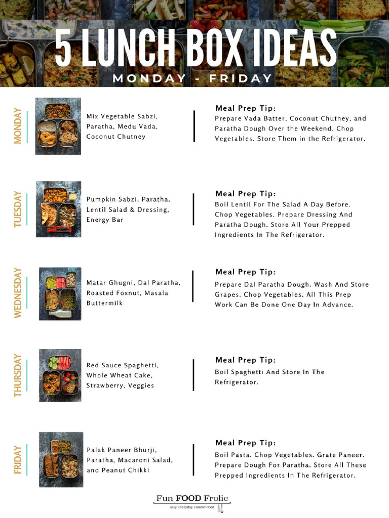 Lunch-Box-Menu-Plan-2 | PDF