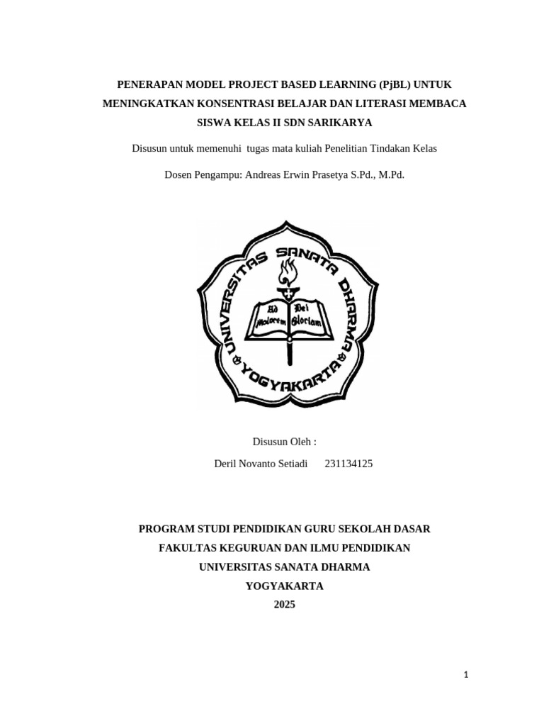 Draf PTK Bab 1 Final | PDF