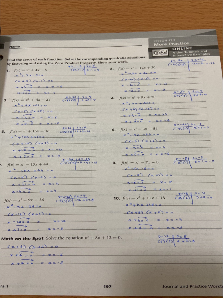 Algebra (Math) Grade 9B | PDF