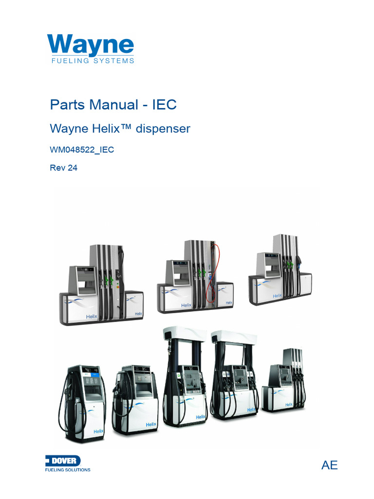 IEC Parts Manual for Wayne Helix Dispenser | PDF