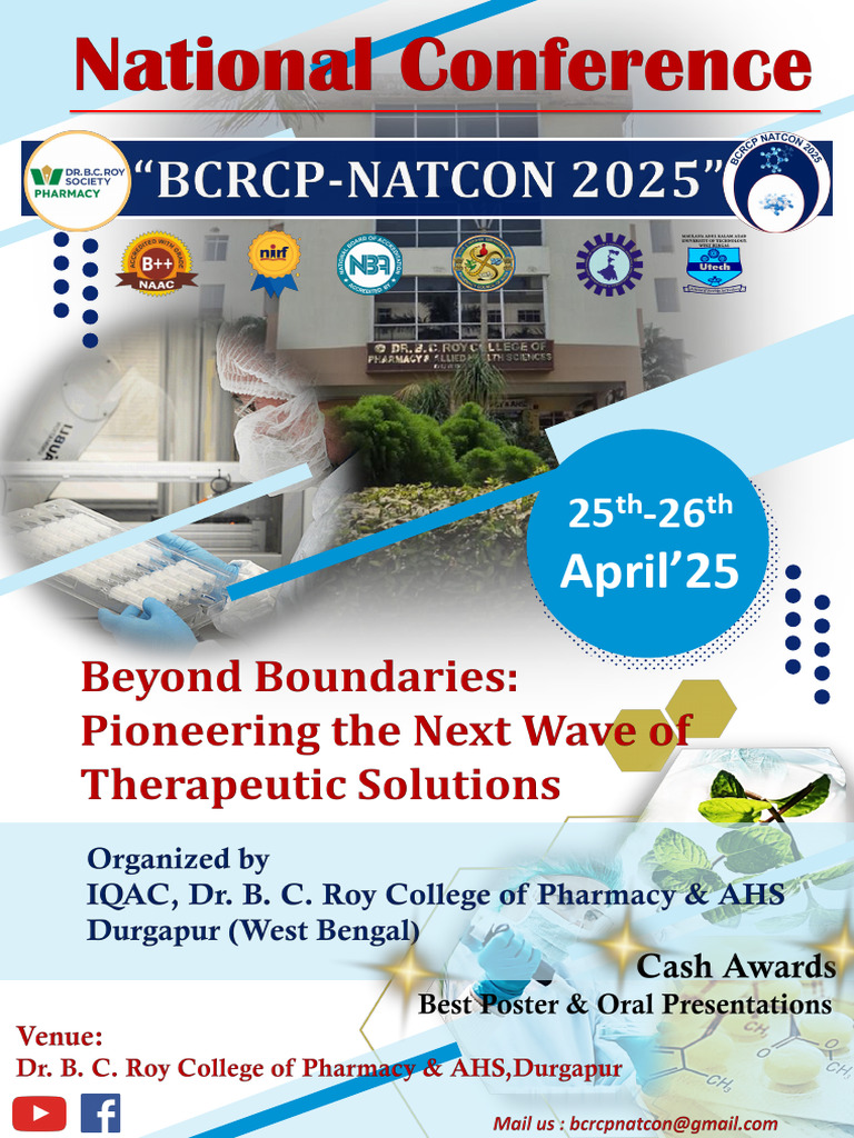 BCRCP-NATCON 2025 5TH UPDATE With ORC and Stall TARIFF | PDF | Kolkata ...
