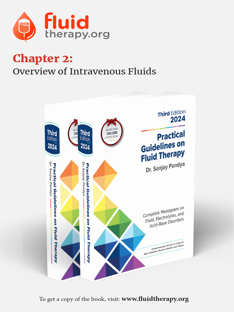Chapter 2 Overview of Intravenous Fluids - 2024 Practical Guidelines On ...