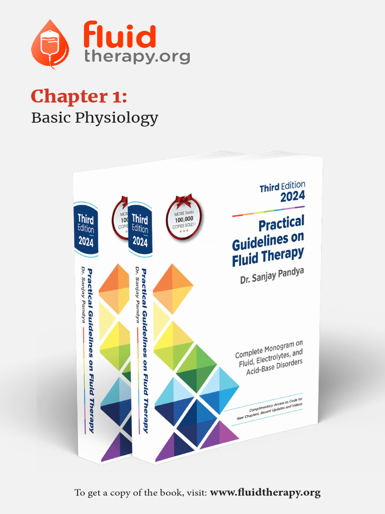 Chapter 1 Basic Physiology - 2024 Practical Guidelines On Fluid Therapy ...