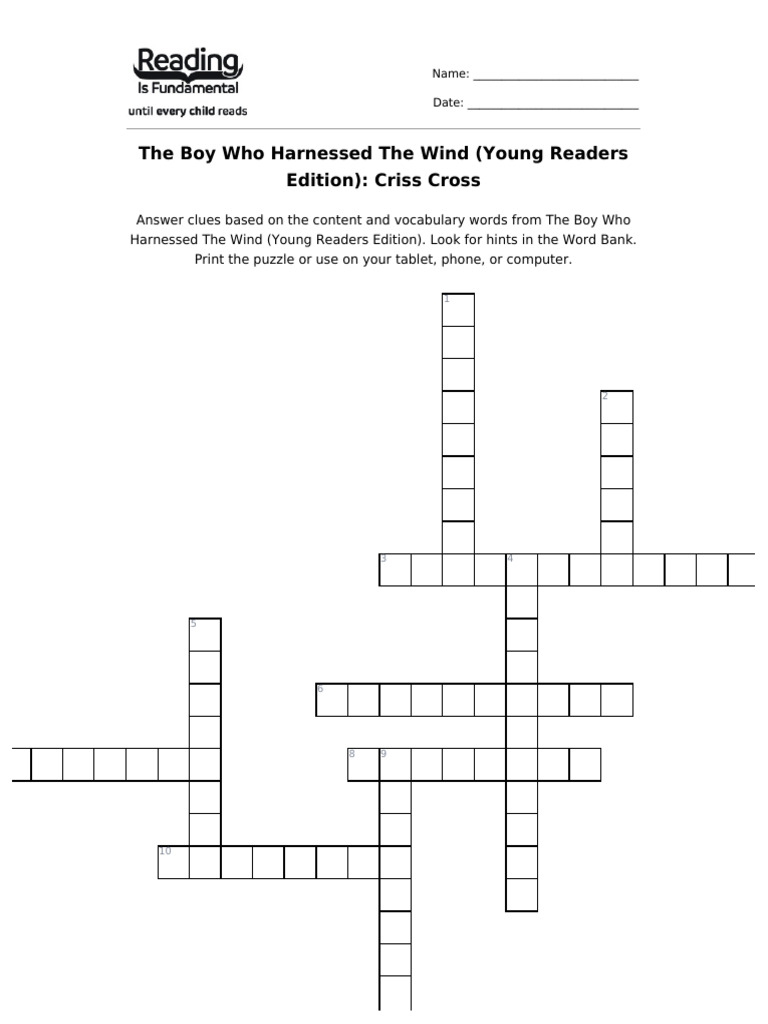 The Boy Who Harnessed the Wind Worksheet | PDF
