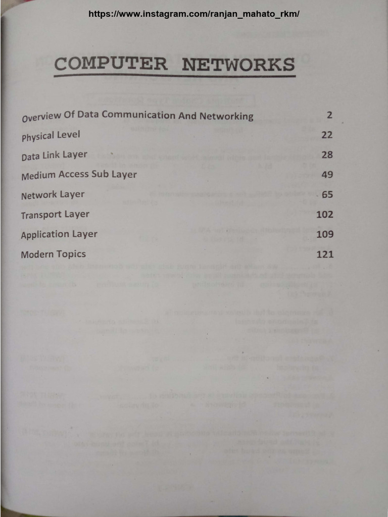 Computer Networks Organizer 2023 Watermark | PDF