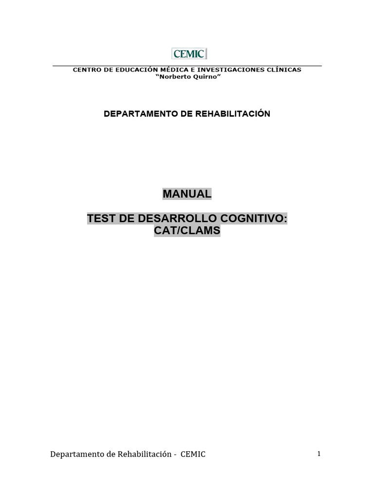 Manual Cat Clams | PDF | Mano