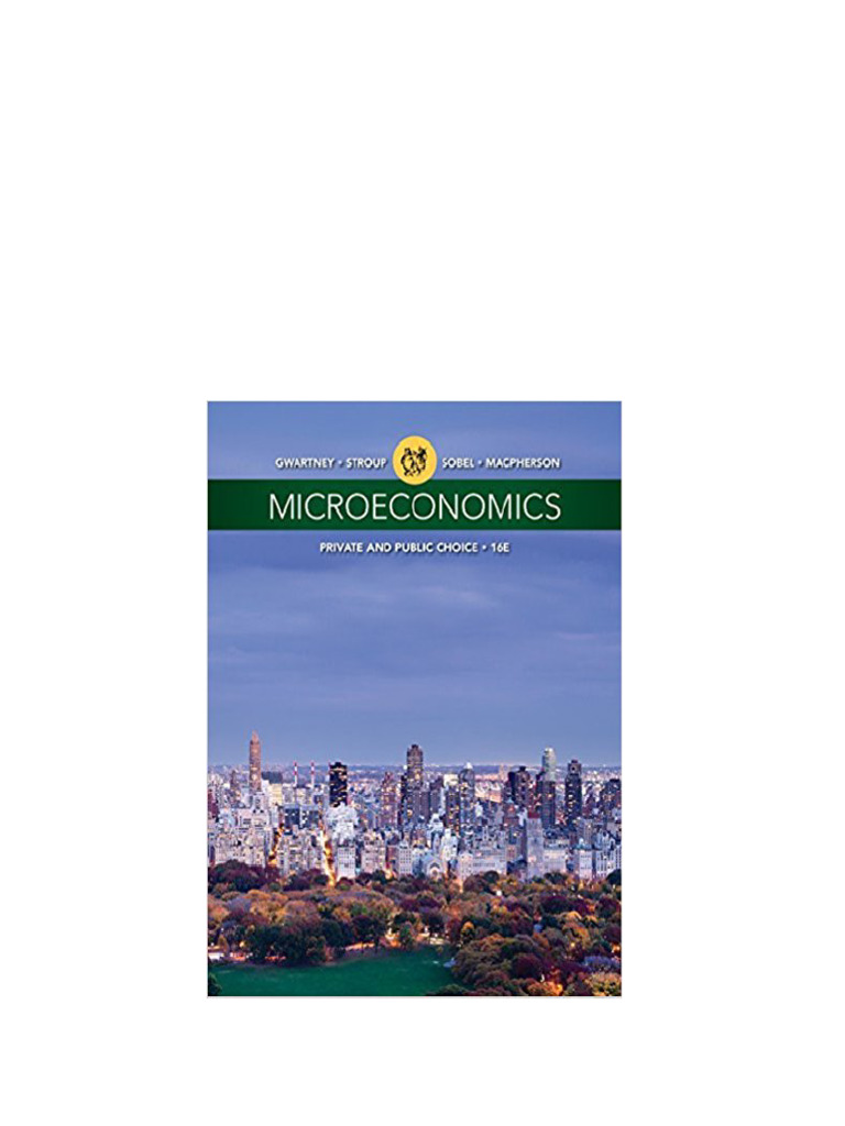 (Ebook PDF) Microeconomics: Private and Public Choice 16th Edition PDF ...