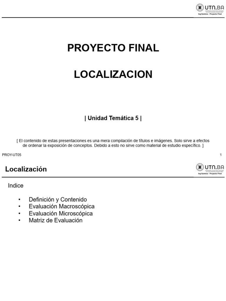 20XX-PROY-UT05 _1 (Loc) | PDF | Economias