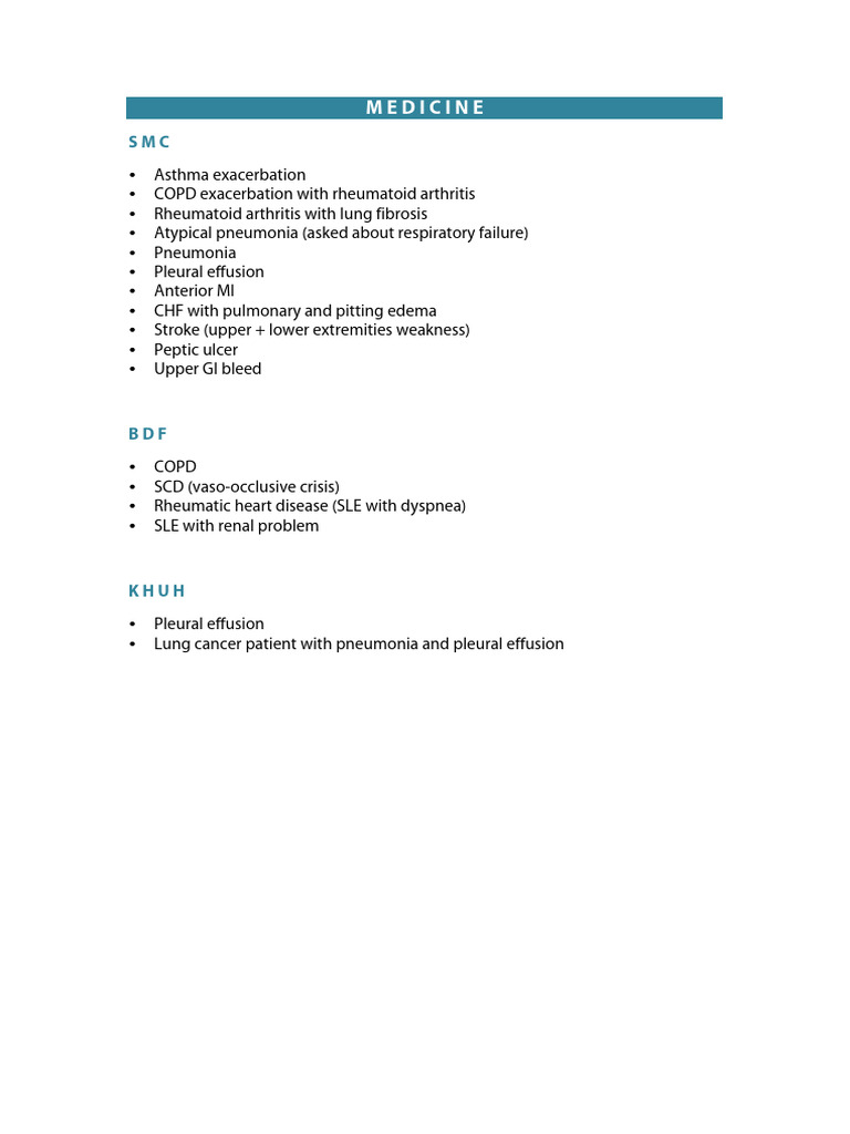 2016 MD Clinical Cases | PDF