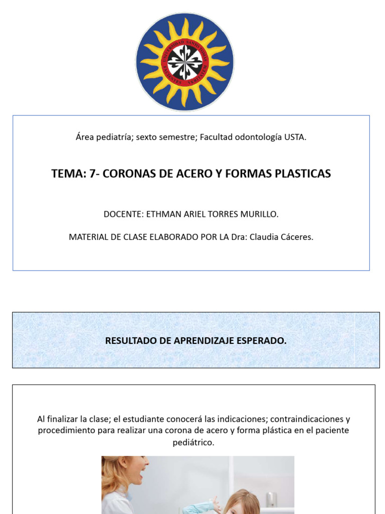 Coronas y Formas | PDF | Especialidades Medicas | Diente