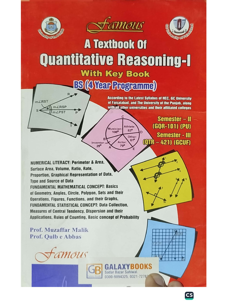 Qunatative Reasoning Famous Book | PDF