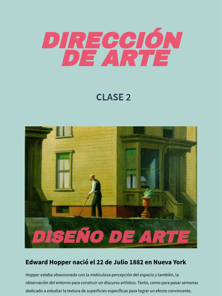 Diseño de Arte en Escenografía Cinematográfica | PDF | Diseño | Las artes
