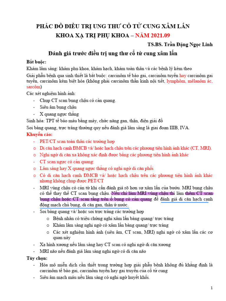 3. phác đồ điều trị K CTC | PDF